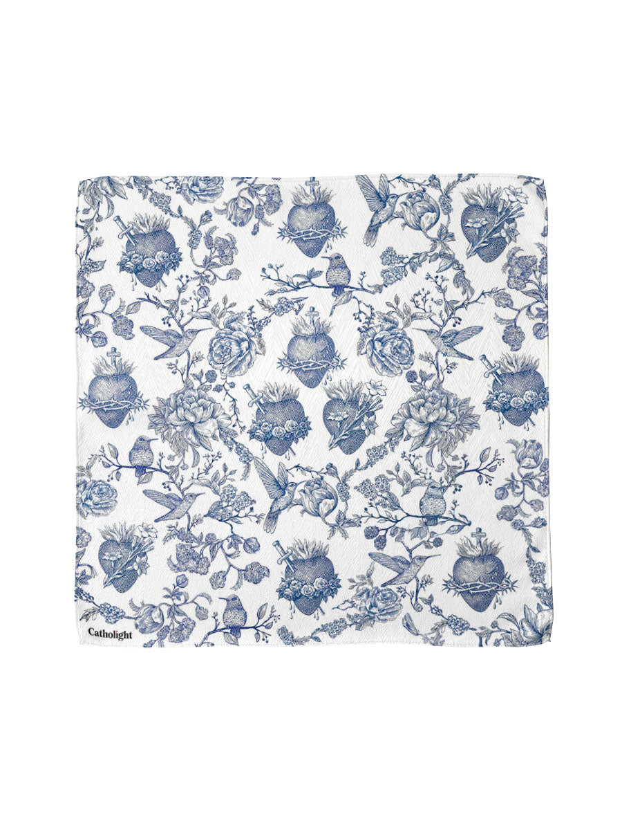 Catholight Heavenly Devotion: Sacred Symbol Square Scarf Set